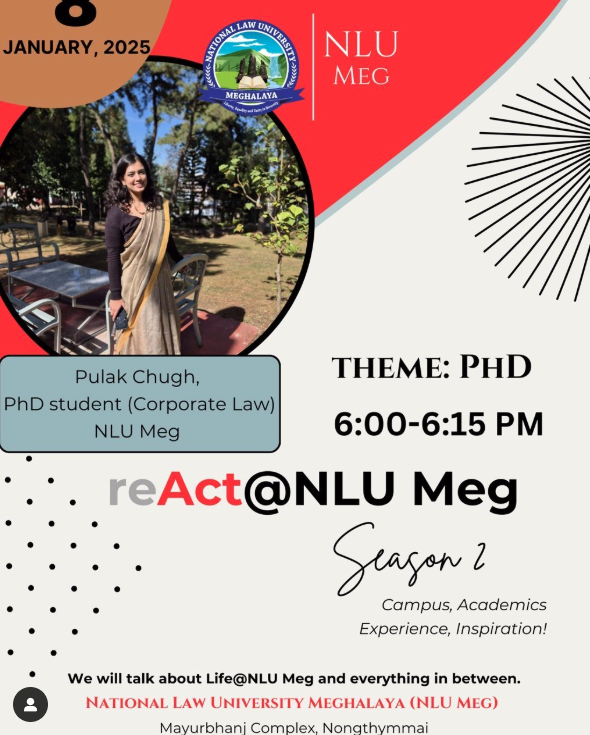 S2 E5 - reAct@NLU Meg | NLU Meghalaya